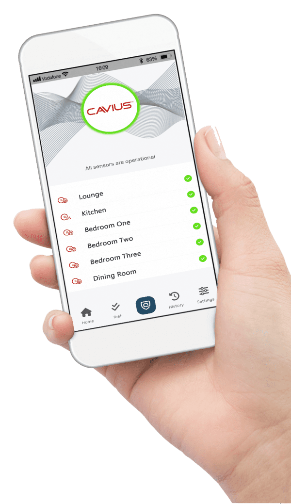 Products | Wireless Smoke Alarm | Nano - Cavius